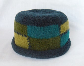 Knit pillbox hat | Etsy