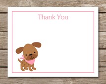 Unique dog thank you notes related items | Etsy