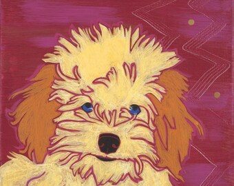 Abstract poodle | Etsy