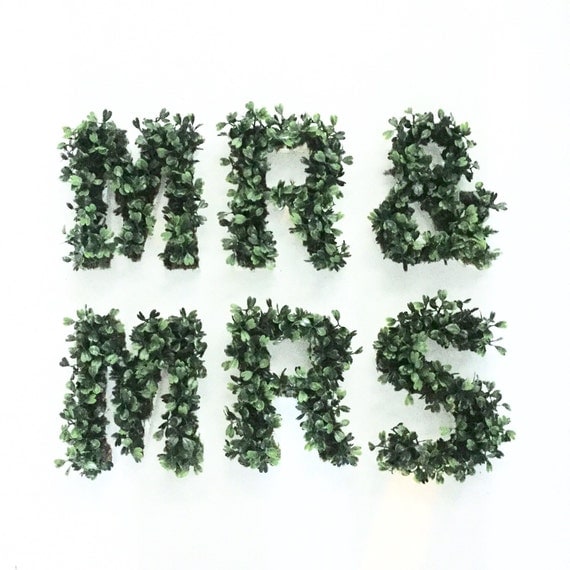 Ivy Letters by GoldenGreyCreative on Etsy