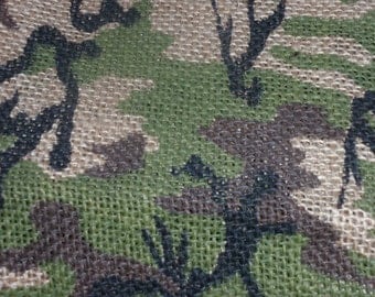 Camo burlap | Etsy