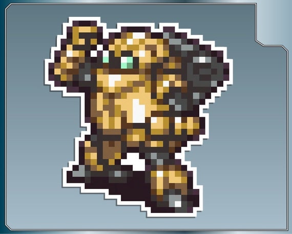 ROBO Sprite No. 2 from Chrono Trigger 16 Bit Vinyl Decal