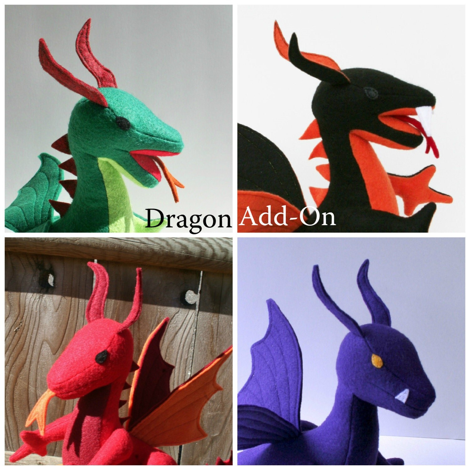 Teeth / Open Mouth / Tongue Add-On for Build-A-Dragon The