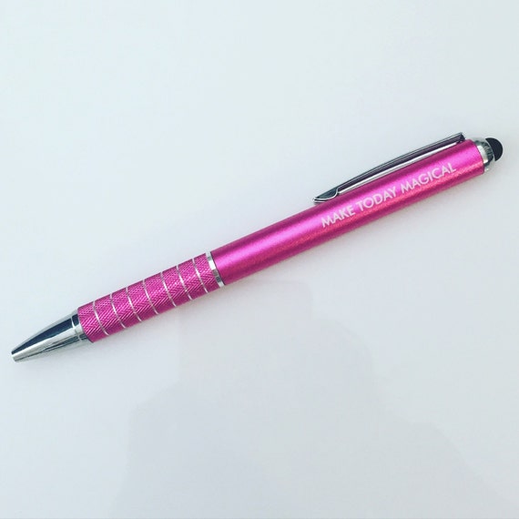 Items similar to make today magical hot pink pen with a smart phone ...