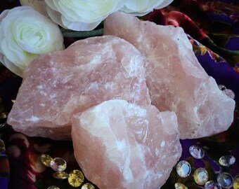 Rose quartz crystal | Etsy