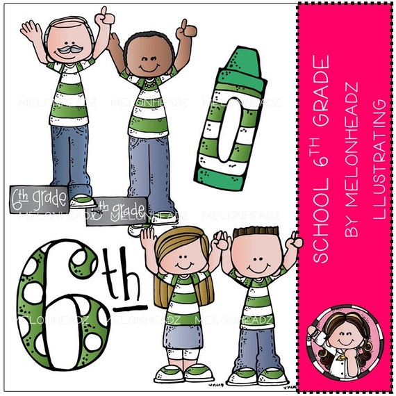 School 6th Grade clip art COMBO PACK