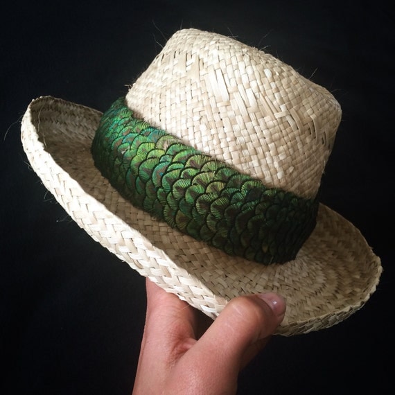 Items similar to Hawaiian Feather Hat Band on Etsy