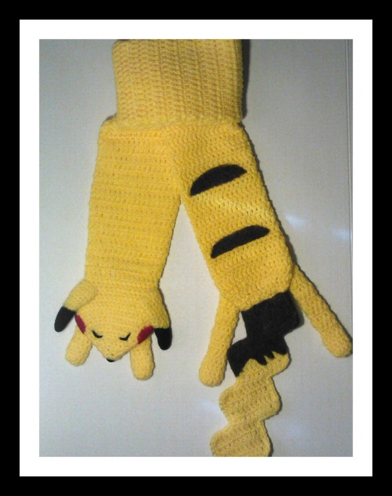 Pikachu Scarf by TammysOeuvre on Etsy