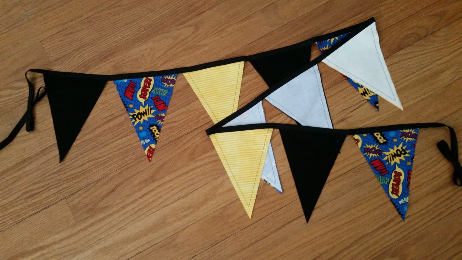 Superhero Fabric Pennant