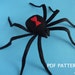 PDF pattern to make a felt spider.