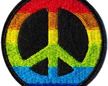 Unique peace sign patch related items | Etsy