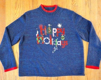 Ugly holiday sweater | Etsy