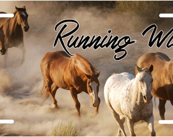 Horse license plate | Etsy