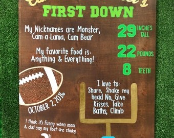 Unique football chalkboard related items | Etsy