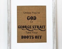 Unique george strait sign related items | Etsy