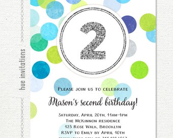 Boys 2nd birthday | Etsy