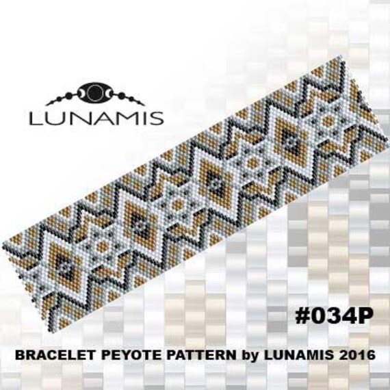 Peyote bracelet pattern odd count peyote pattern stitch