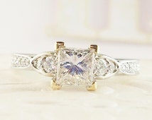 Unique square diamonds related items | Etsy