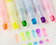 Unique cute highlighter related items | Etsy