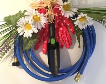 Garden hose wreath | Etsy