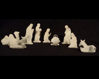 Metal nativity | Etsy