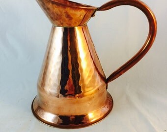 Items similar to Vintage English Copper Biscuit Canister on Etsy