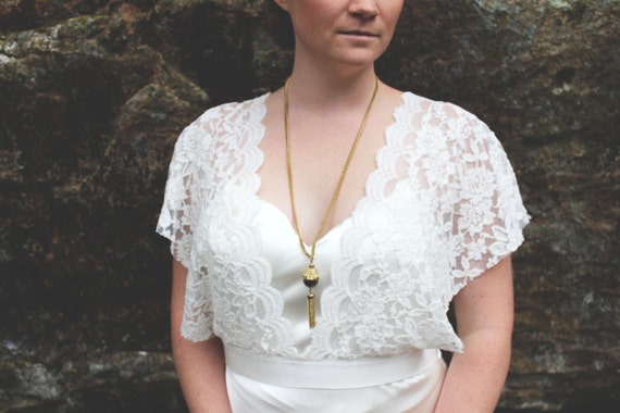 Wedding Dress Topper Wedding Dress Cover Up by AliceAndMaeBridal