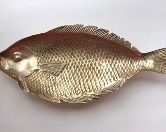 Metal fish platter | Etsy