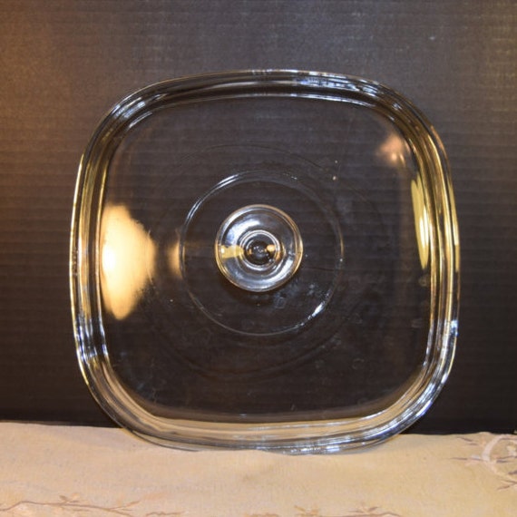 Pyrex Square Casserole Dish Lid A12C Vintage Pyrex 2 B 10 1/2