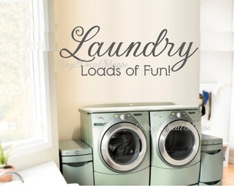 Laundry loads of fun | Etsy