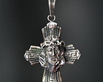 Ornate cross pendant | Etsy