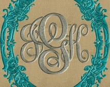 Unique baroque monogram related items | Etsy