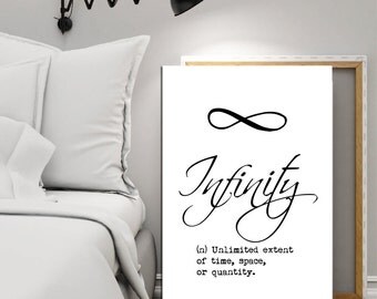 Infinity print | Etsy
