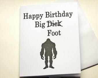 Sasquatch birthday | Etsy