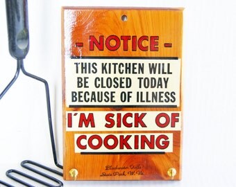 Kitchen plaques | Etsy