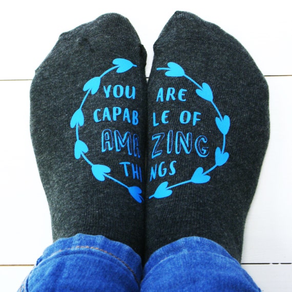 You Are Amazing Women's Socks You are Capable of Amazing