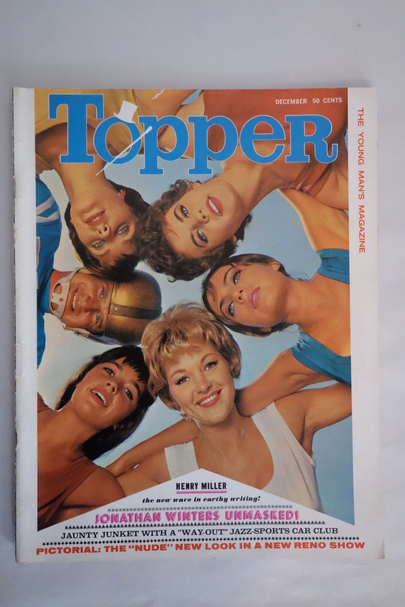 Items Similar To Girlie Pin Up 1961 Topper Art Magazine Sex Girlie