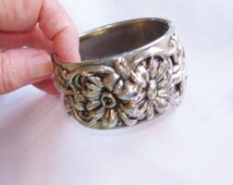 Unique repousse bracelet related items | Etsy