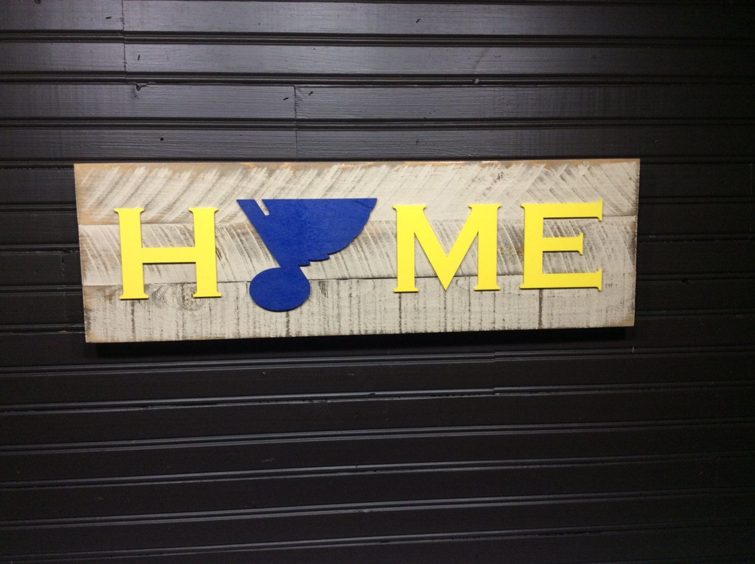St. Louis Blues HOME plaque sign