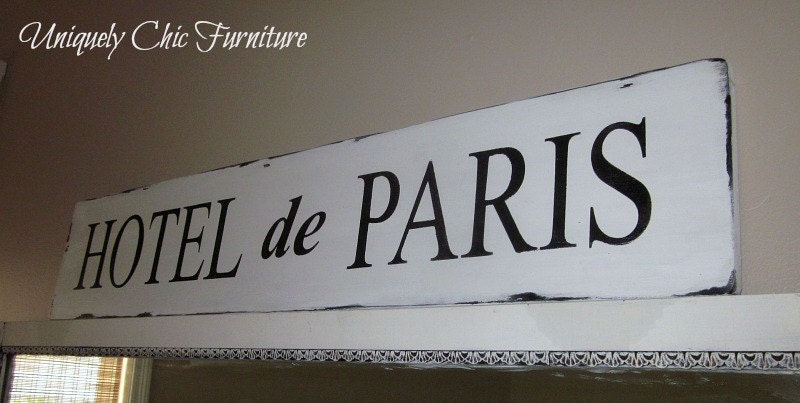 HOTEL DE PARIS SignFrench Paris Guest RoomCustom by suezcues