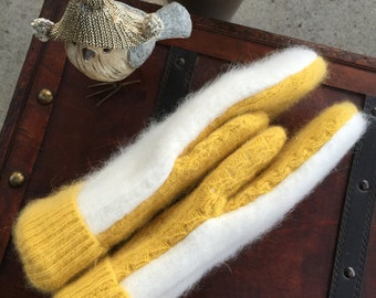 Smittens Sweater Mittens upcycled wool sweater mittens warm