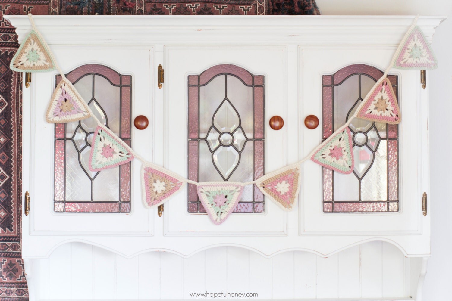 CROCHET PATTERN Vintage Candy Shop Bunting by HopefulHoneyDesigns