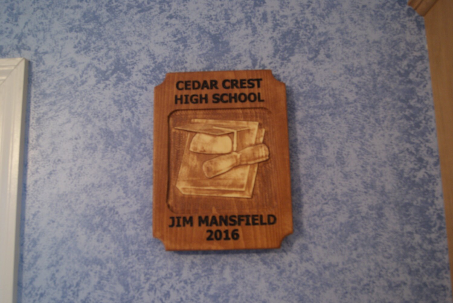 High School College Graduation Sign Personalized Wooden