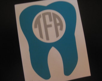 Tooth decal | Etsy