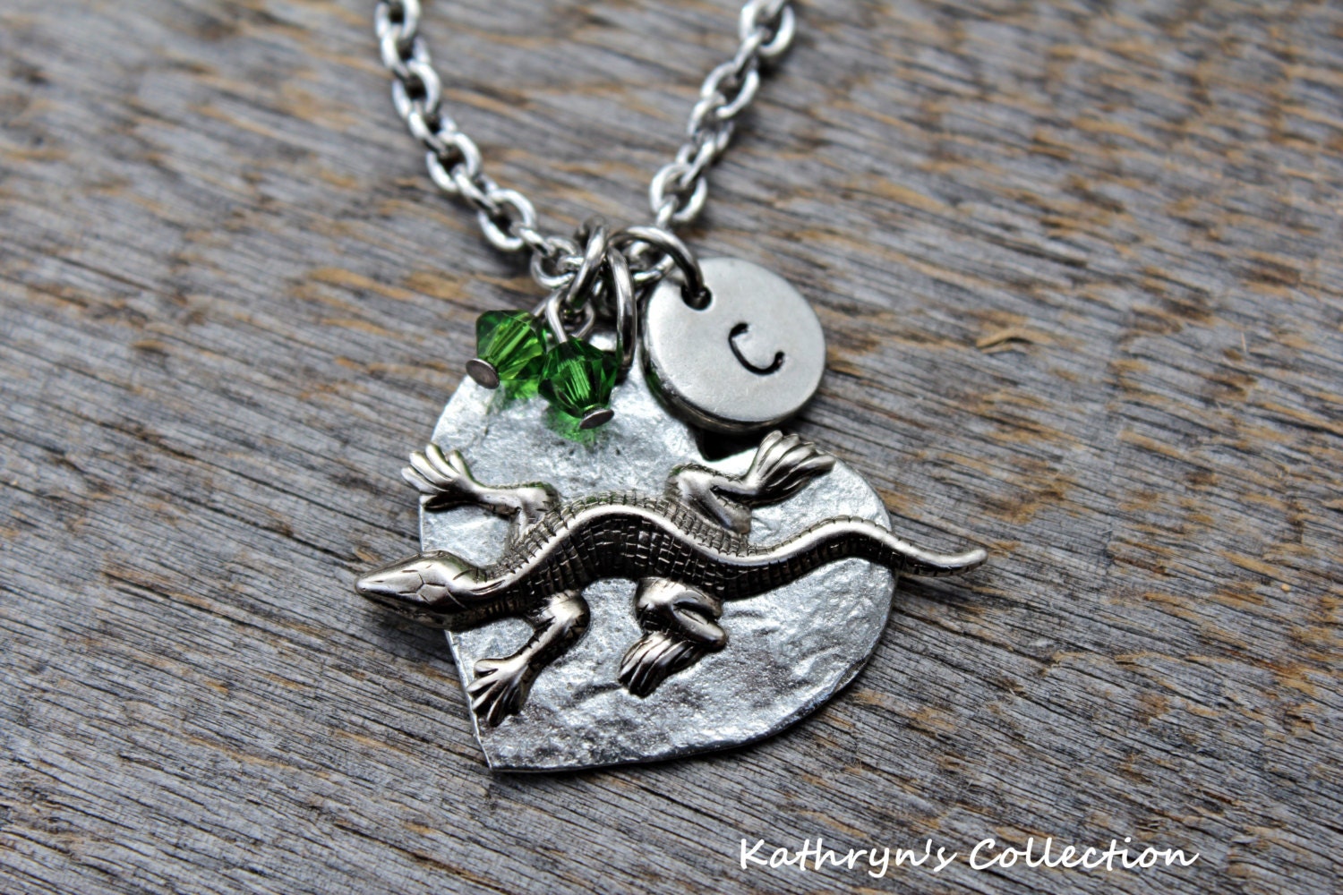 Lizard Necklace Lizard Jewelry Pet Lizard Pet Salamander