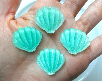 Teal shells | Etsy