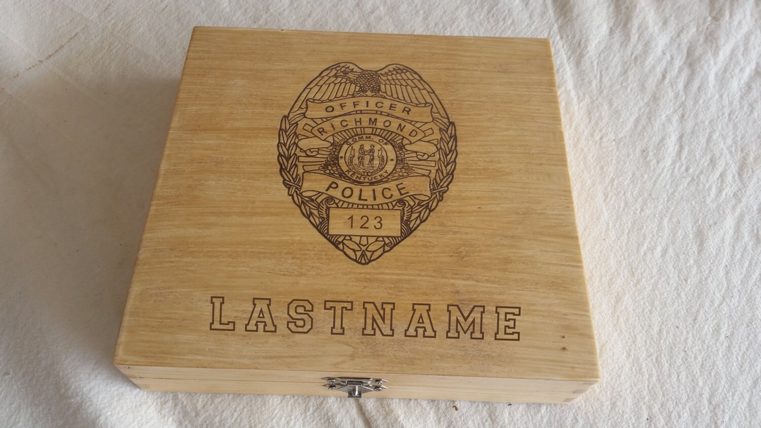 Police Officer Gift Personalized Law Enforcement Keepsake