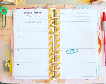 Personal Planner Inserts: Ultimate Productivity Printable To