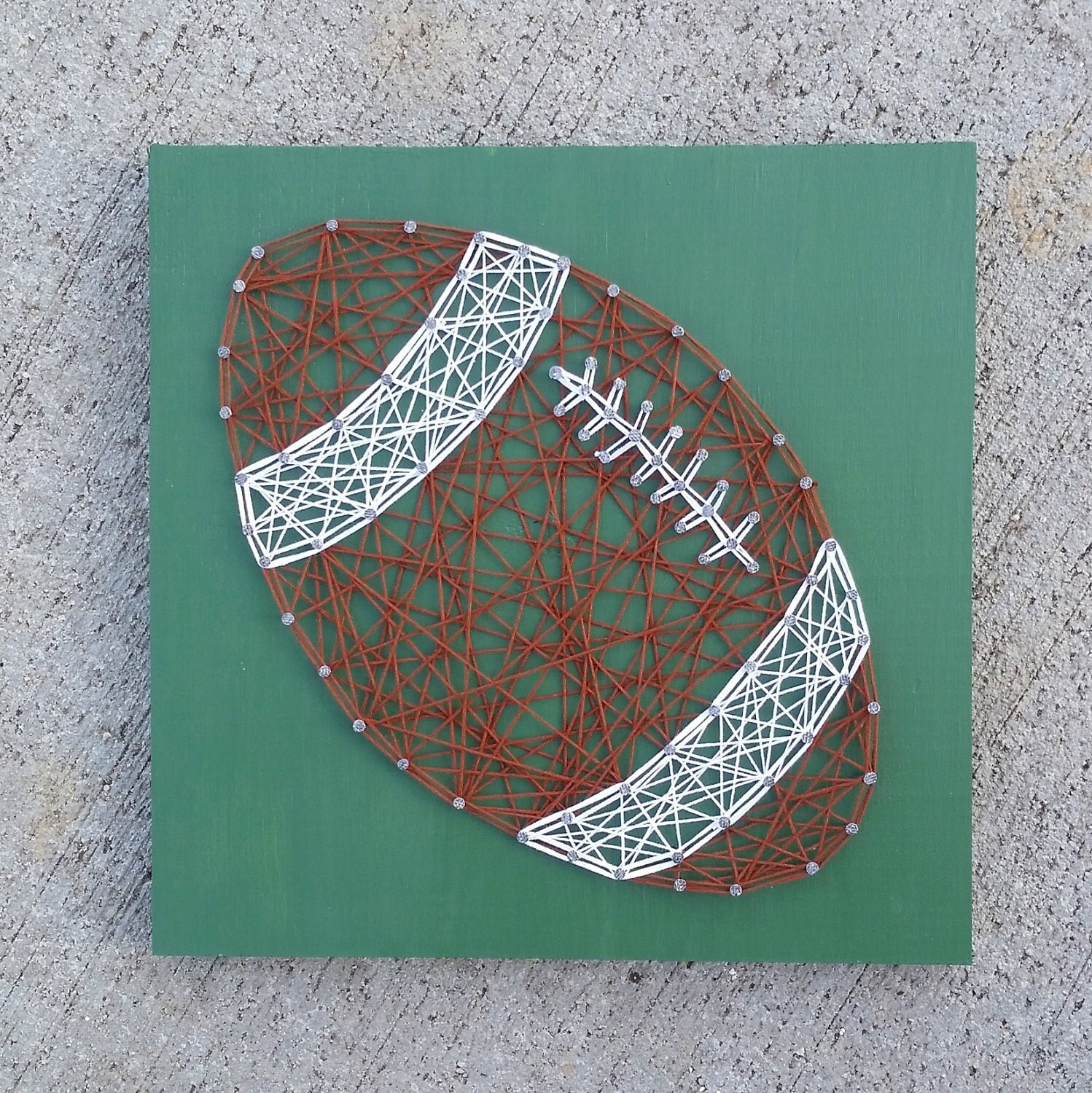 Made to Order String Art Football Sign