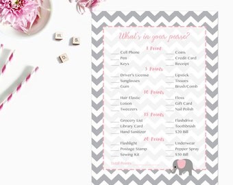 Owl Whats in Your Purse Shower Game Whats In Your Purse Baby